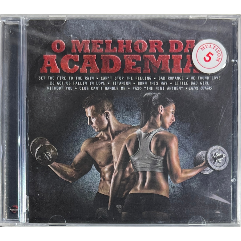 O Melhor Das Academias - Workout - CD Original Lacrado | Shopee Brasil