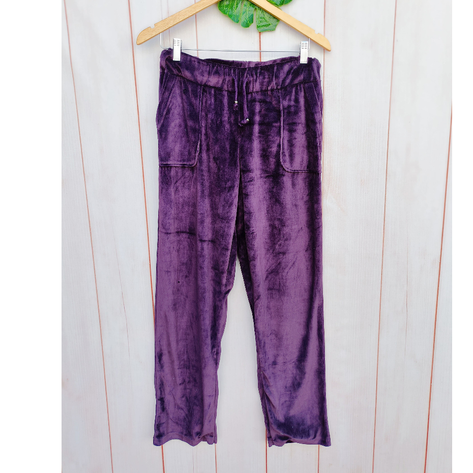 Calça Veludo Roxo Word Fashion G | Shopee Brasil