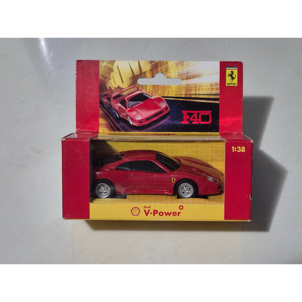 Miniatura Shell-V Power Ferrari F40 1:38 (Hot Wheels) | Shopee Brasil