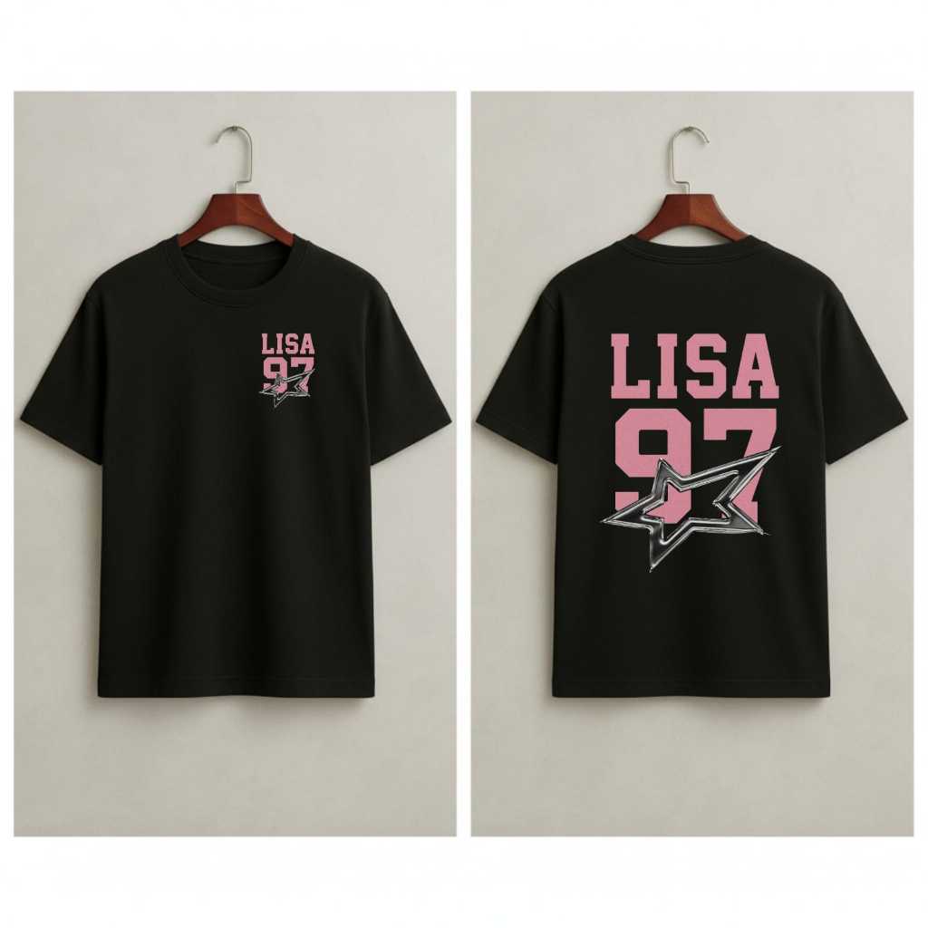 Camisa Camiseta Lalisa Lisa Rockstar 97 Blackpink Unissex 100% Algodão | Shopee Brasil