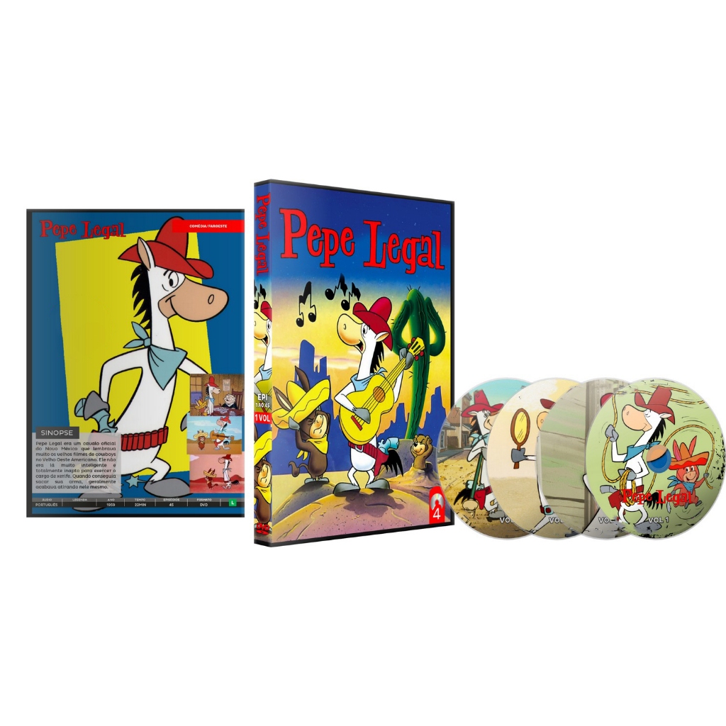 Dvd Pepe Legal (1959) Dublado Hd - Hanna Barbera | Shopee Brasil