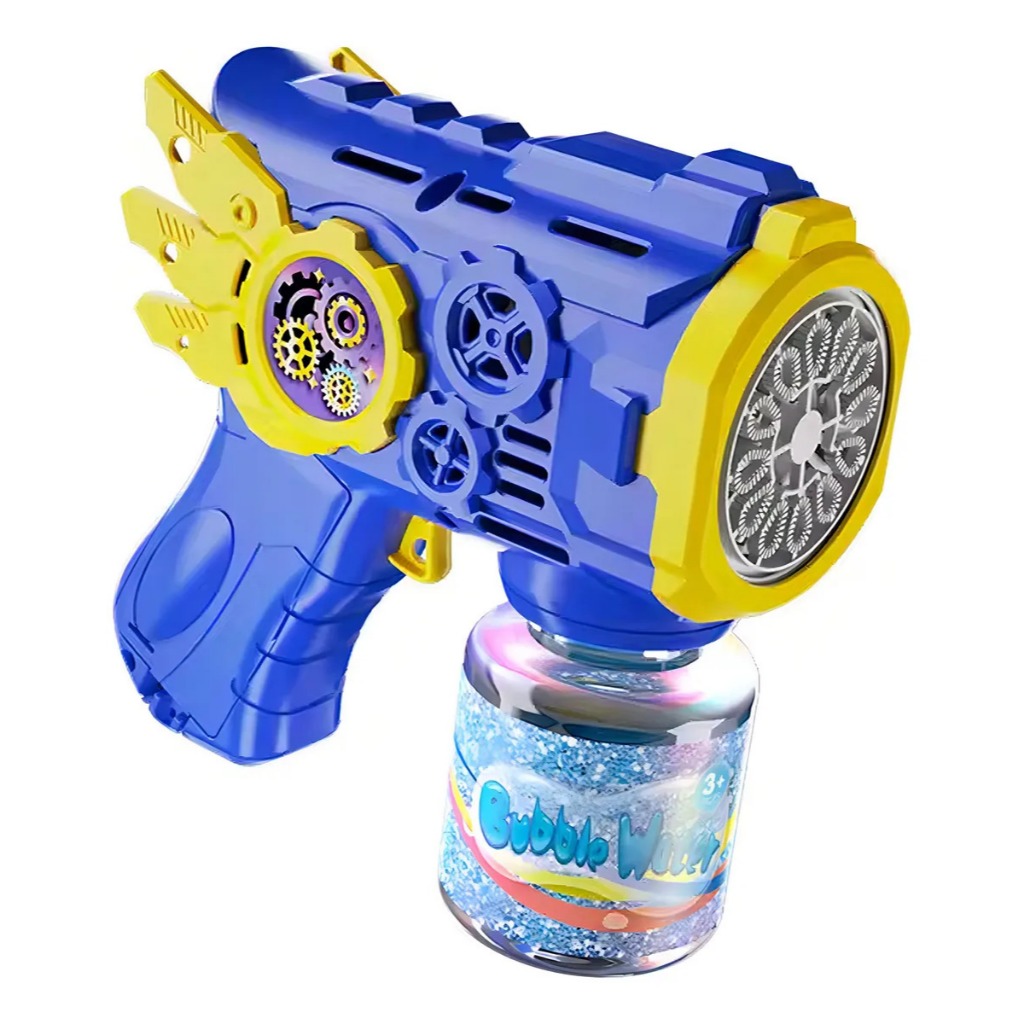 Bazuca Lança Bolhas Infantil azul com LED Colorido – Máquina Automática ...