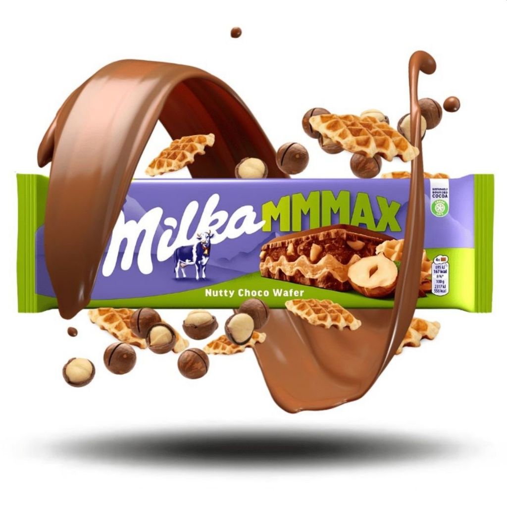 Milka Mmmax Nutty Choco Wafer 300g Importados | Shopee Brasil