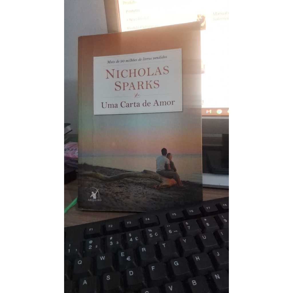 Uma carta de amor Nicholas Sparks | Shopee Brasil