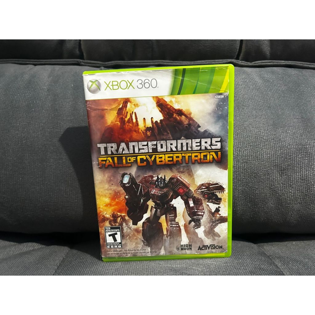 Transformers Fall of Cybertron Jogo Original Xbox 360 Mídia Física ...