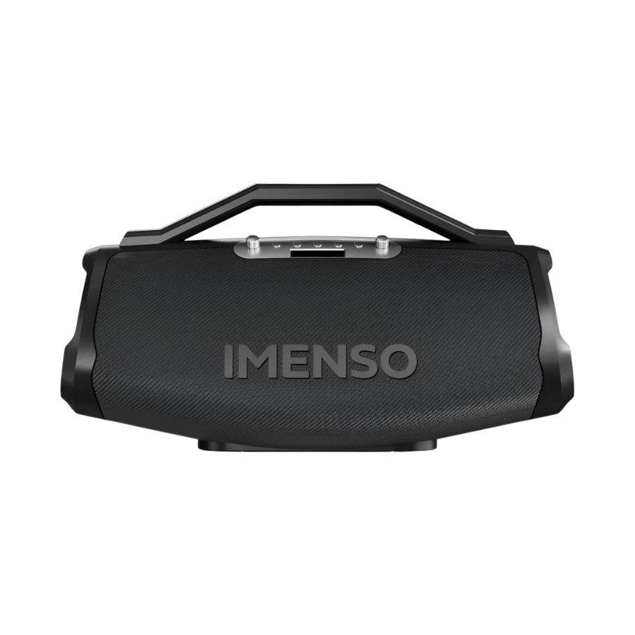 Caixa De Som portatil Imenso X75 200w C/ 2 Microfones e controle remoto ...