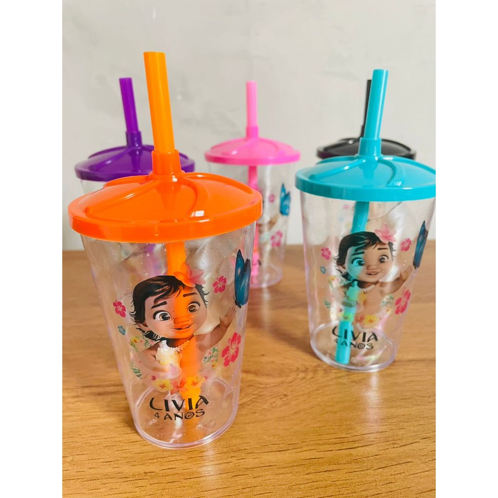 Moana Baby Copo Shake Lembrancinha Personalizada Aniversário | Shopee ...