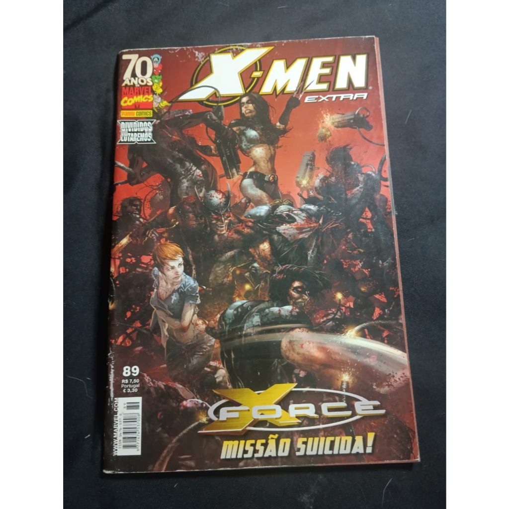 X-men Extra 89 x-force missão suicida | Shopee Brasil