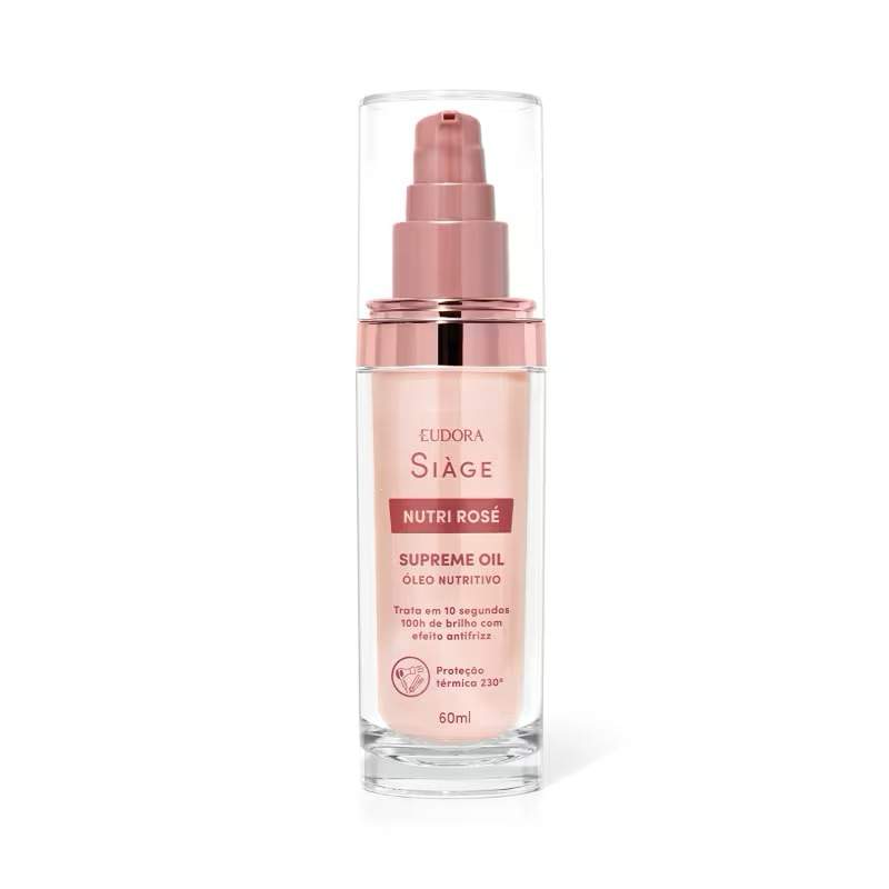 Supreme Oil Siàge Nutri Rosé 60ml | Shopee Brasil