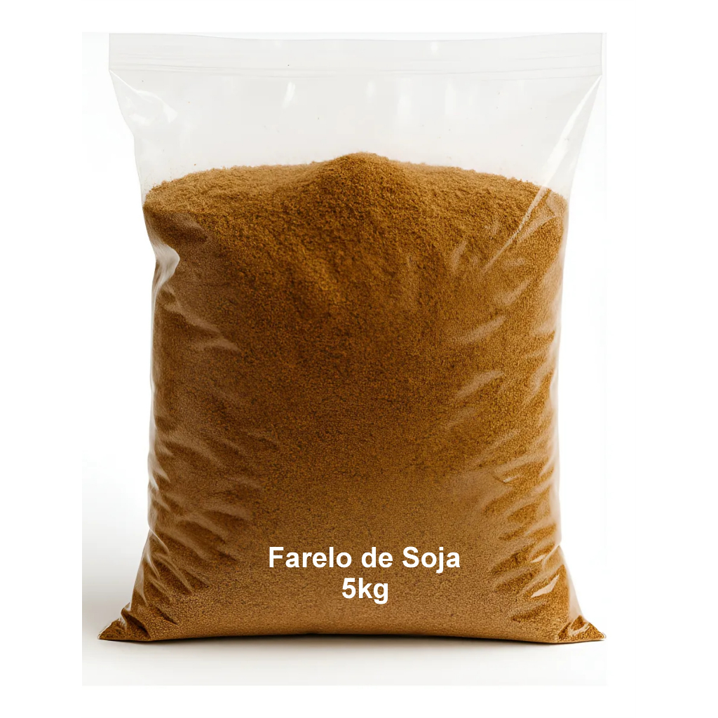 Farelo de Soja a Granel 5kg Alimento para Animais Galinhas Aves Suínos ...