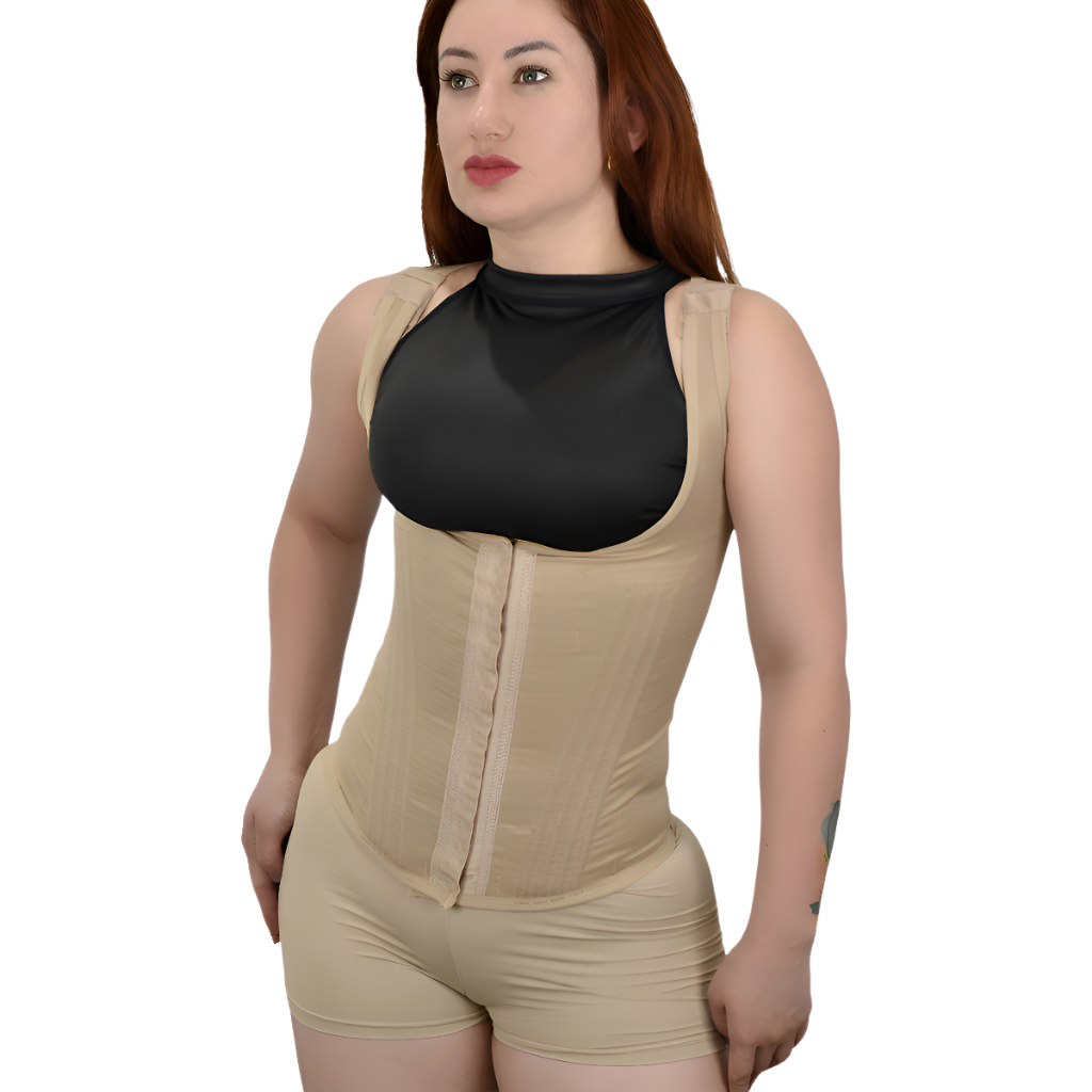 Cinta Modeladora 16 Barbatanas de Alta Compressão | Shopee Brasil