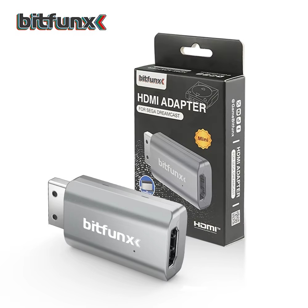 Adaptador Conversor Hdmi Bitfunx Mini Para Sega Dreamcast | Shopee Brasil