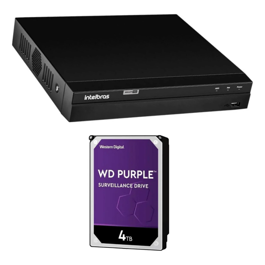 Dvr 16 Canais Full Hd Mhdx 1316 Com Hd Interno Bivolt Intelbras 127 ...