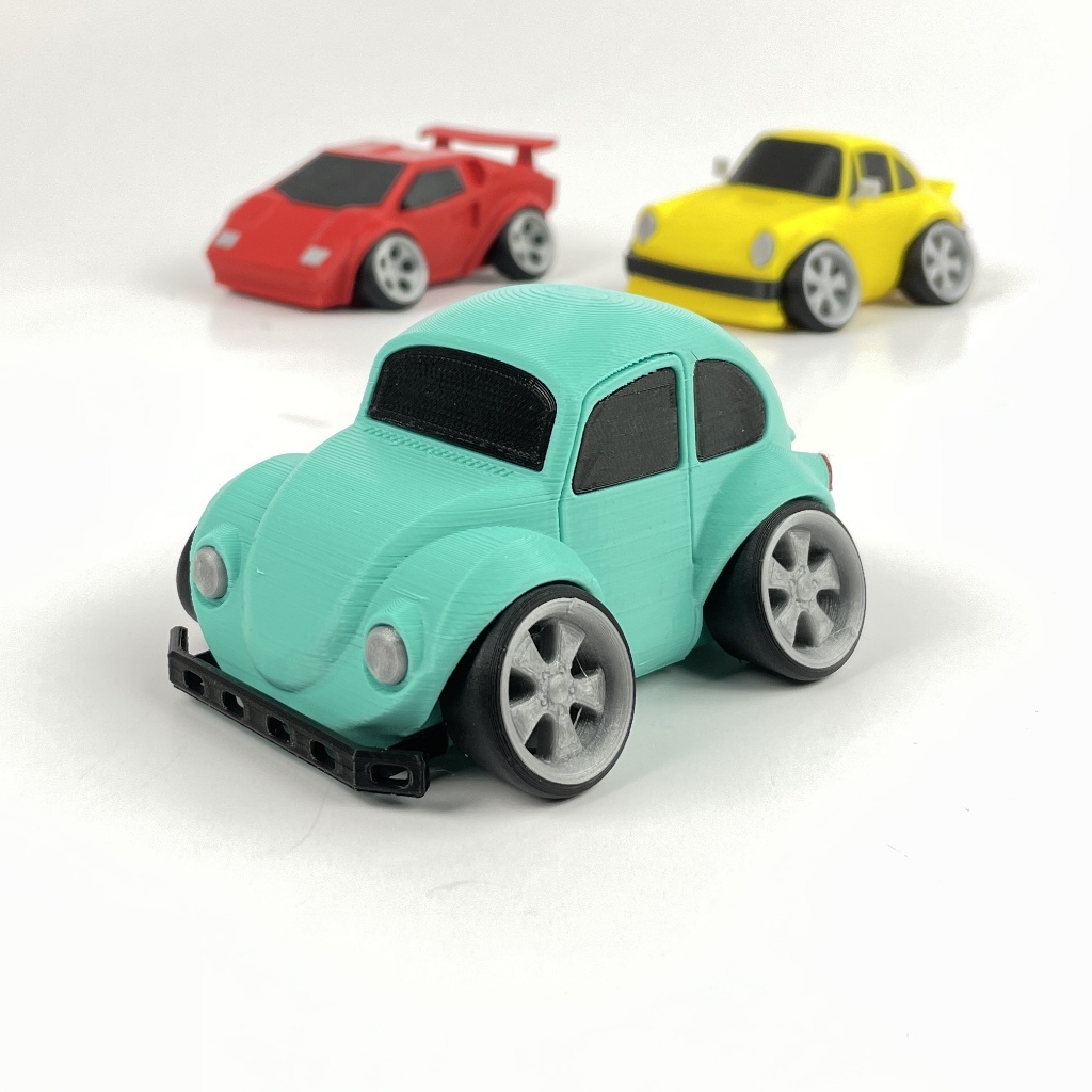 Fusca miniatura Cartoon Tunado – VW Colecionável | Shopee Brasil