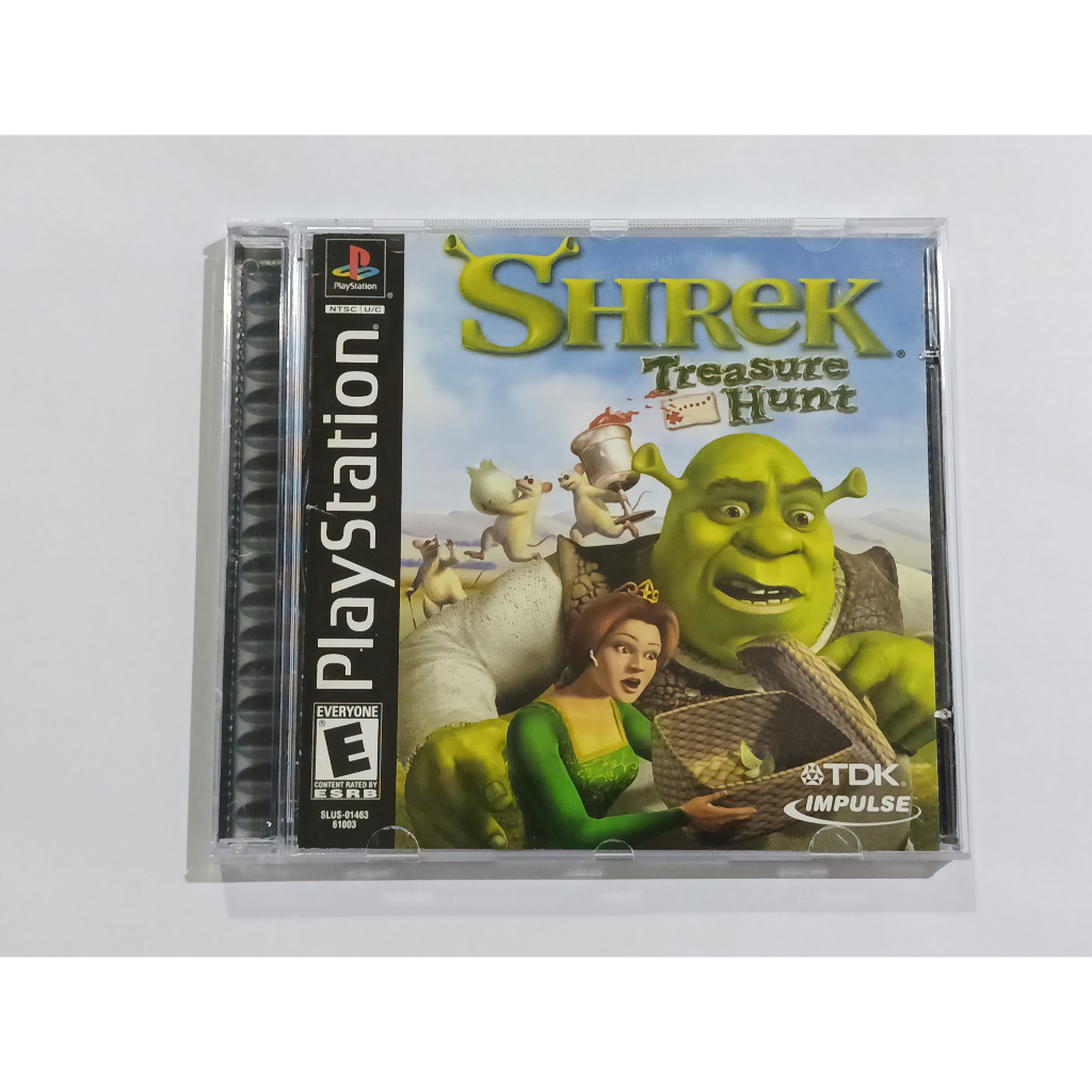 Shrek Treasure Hunt p/ PS1 Original Usado | Shopee Brasil