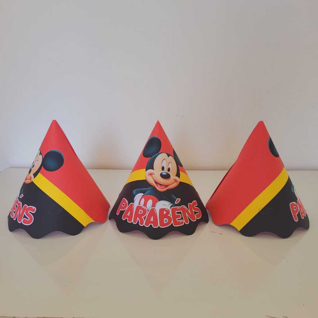 Mickey Chapéu de Aniversário Festa Infantil | Shopee Brasil