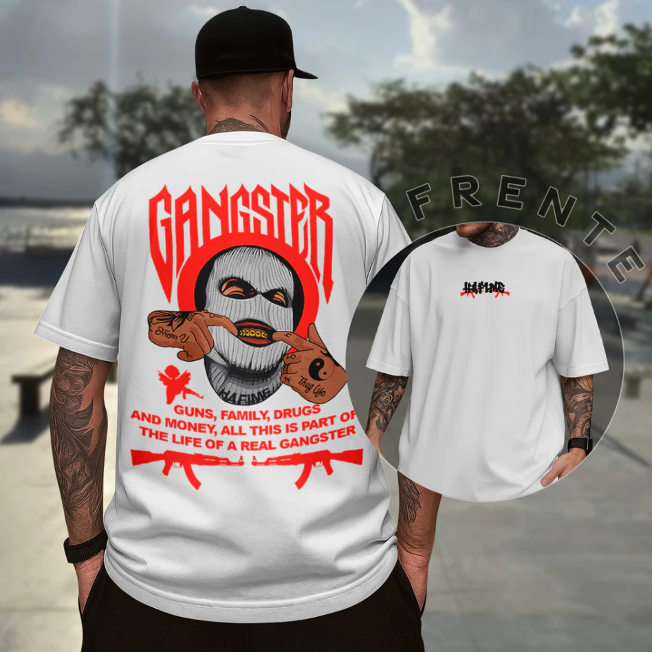 Camiseta F/C Gangster Style StreetWear Hatred Will Not Stop With Hate ...