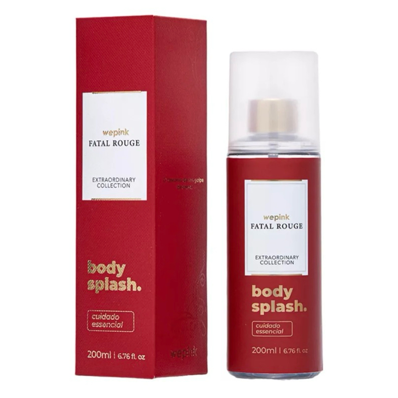 Body Splash Fatal Rouge Desodorante Colônia 200ml - Wepink | Shopee Brasil