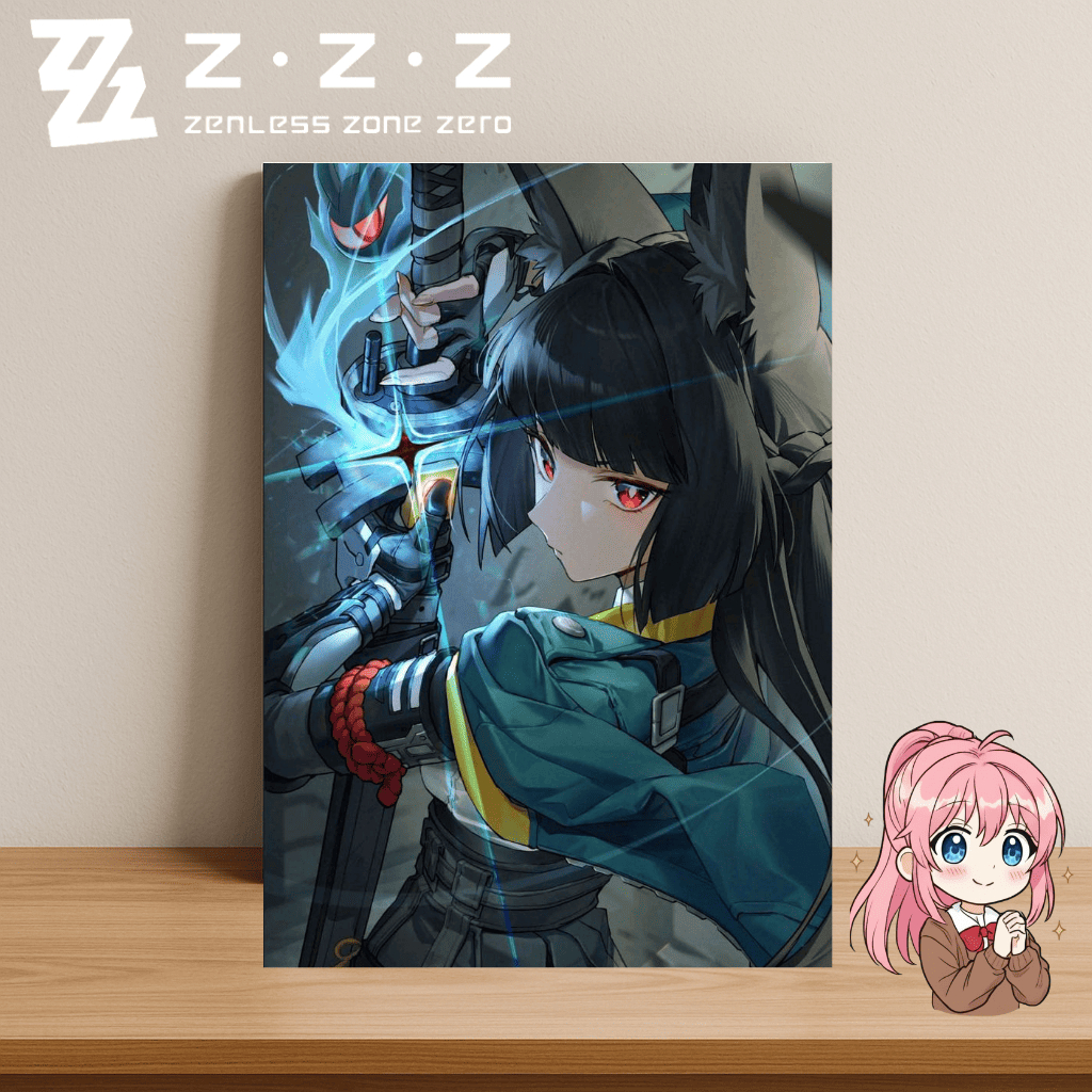 Quadro Placa ZZZ Zenless Zone Zero 20x28 Promoção | Shopee Brasil