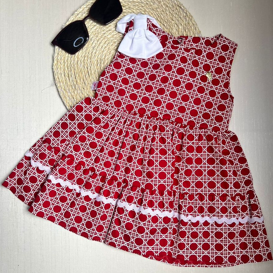 VESTIDO PARA BEBÊ MENINAS ESTAMPADO FESTA/LUXO/NATAL | Shopee Brasil