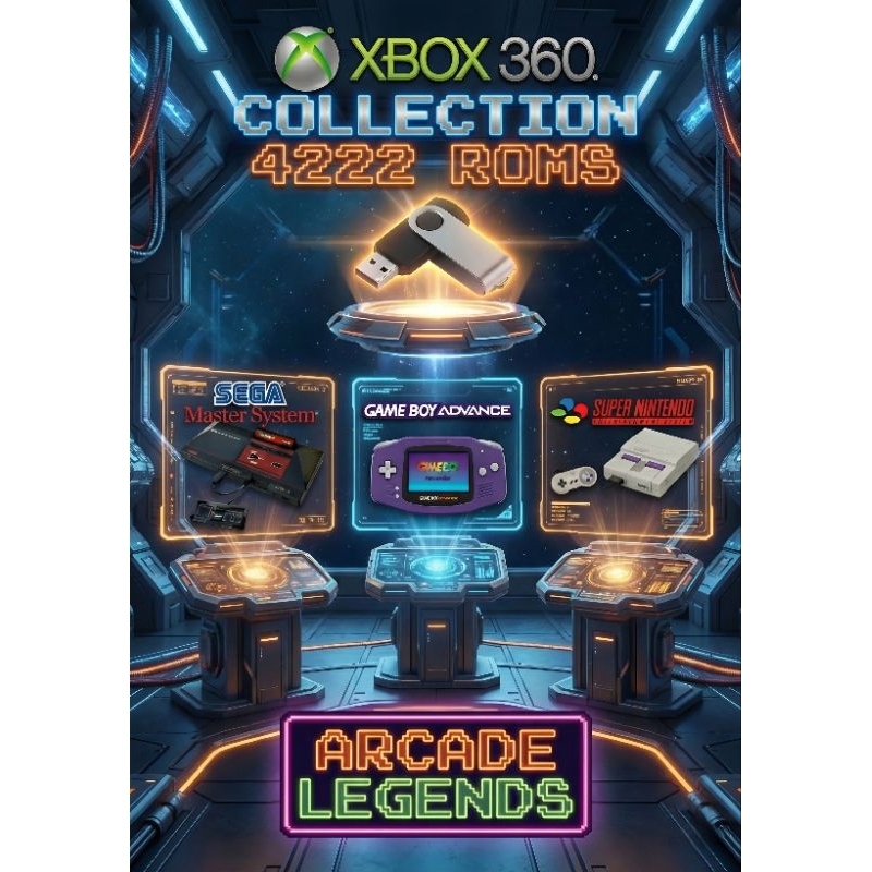 🎮 Pacote de Emuladores – Xbox 360 (Exploit RGH Aurora) | Shopee Brasil