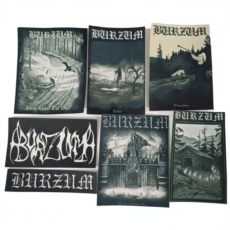 Kit Burzum – 7 Patches + 6 Bottons (Black Metal) | Shopee Brasil