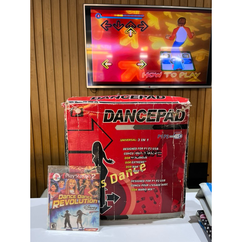 Dance Pad + Jogo Dance Dance Revolution Disney Channel – PS2 | Shopee ...