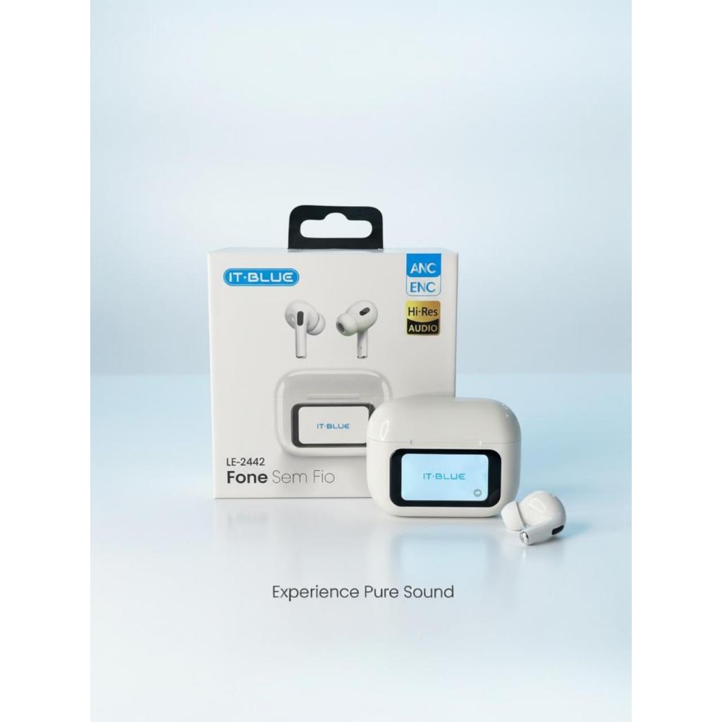 Fone de Ouvido sem Fio Bluetooth Com Tela de Toque 5.4″ LE-2442 ...