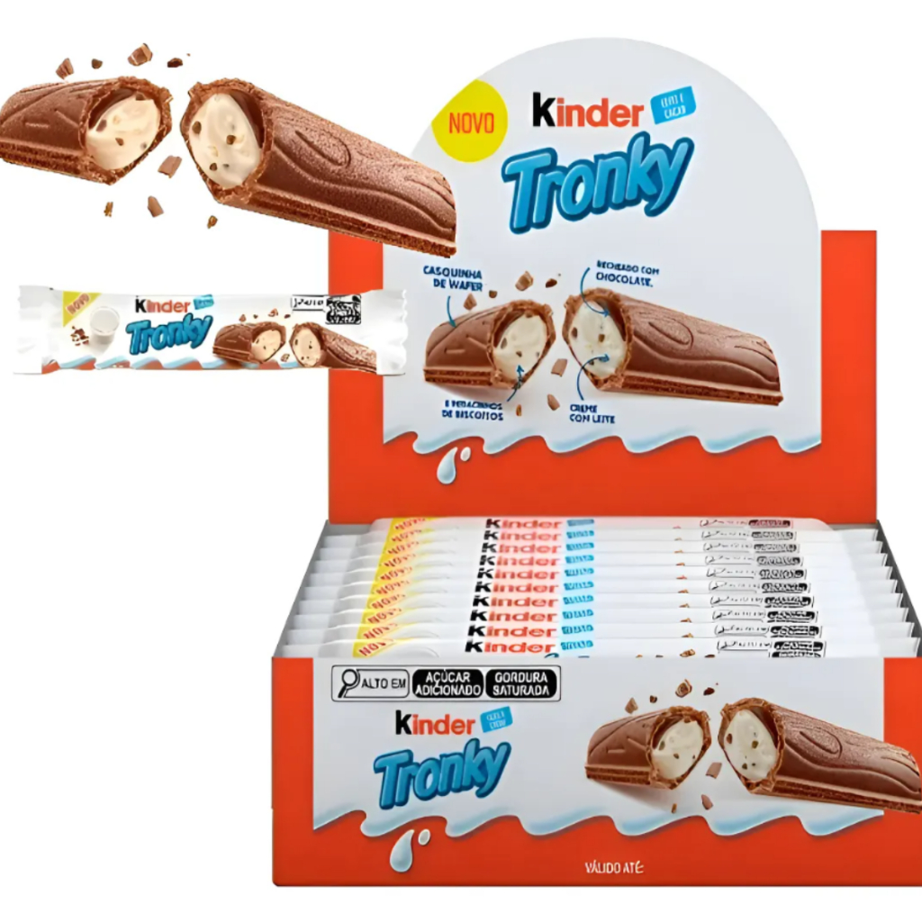 Chocolate Kinder Tronky 18g Ferrero Caixa 10 unidades | Shopee Brasil