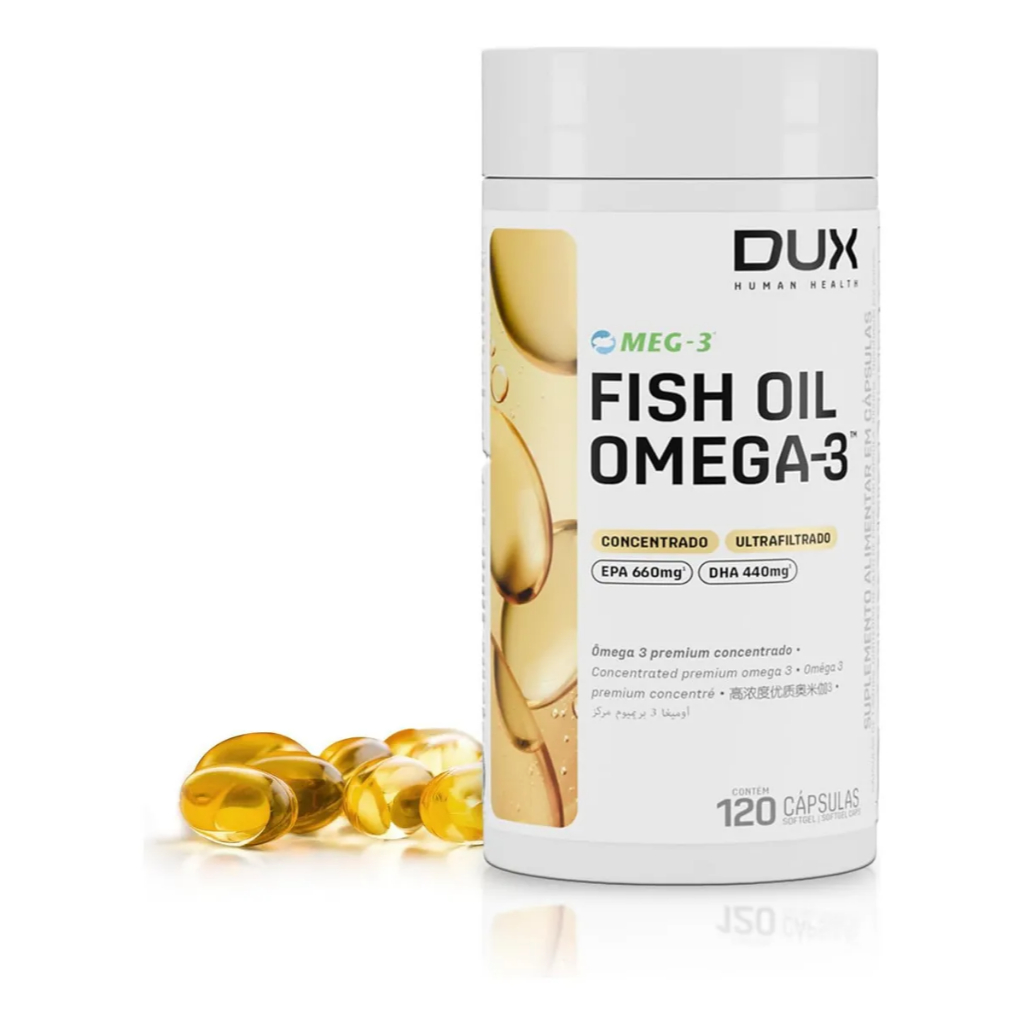 Ômega 3 EPA DHA Selo MEG-3 Fish Oil Ultra Concentrado 120 Cápsulas Sem ...