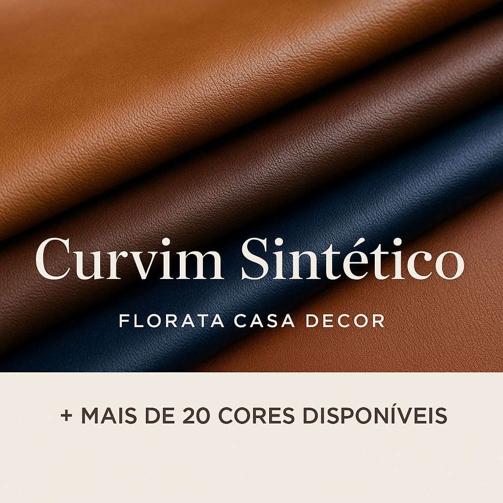 Tecido Couro Sintético Corino Curvinho PVC – 1 a 4 mts - Revestimento ...