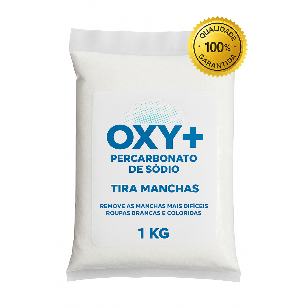 Percarbonato 1kg Alto Poder de Limpeza limpa roupas brancas e coloridas ...