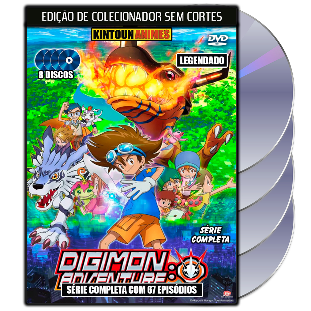Digimon Adventure Reboot 2020 Série Completa Legendada Em Dvd | Shopee ...