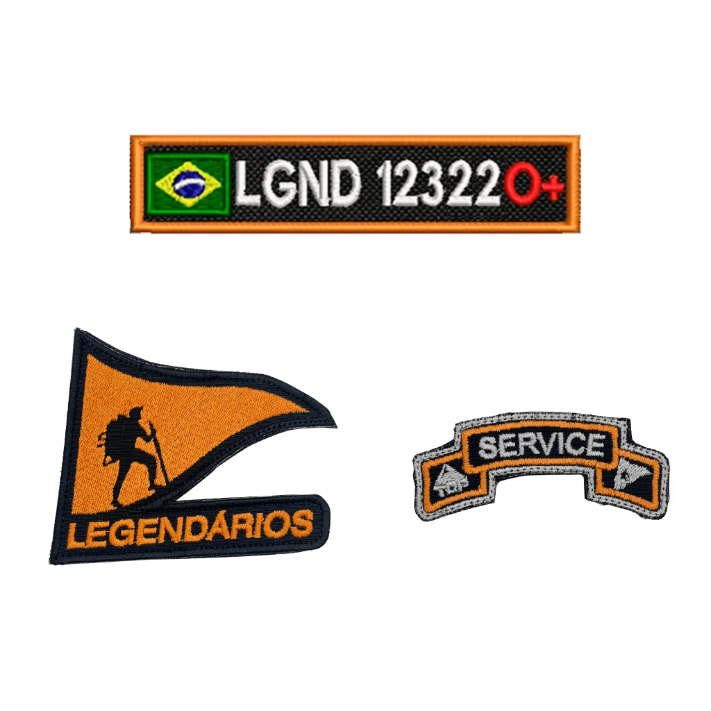 Kit de Tarjeta Personalizada com Bandeira Legendários e Arcado service ...