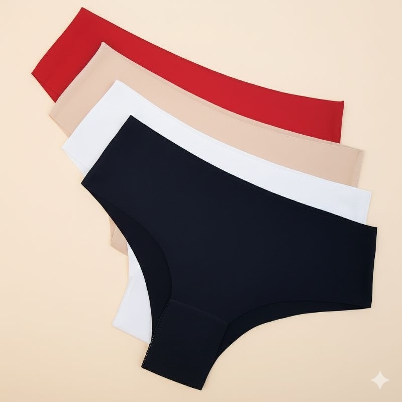 KIT 5 Calcinhas Cós Alto Romantic Corte a Laser Cintura Alta - CÓS ...