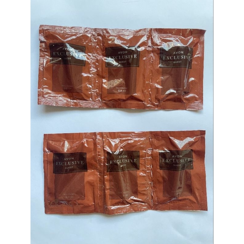 Kit 6 Amostras Perfume Exclusive Quest Avon 0,8 ml | Shopee Brasil