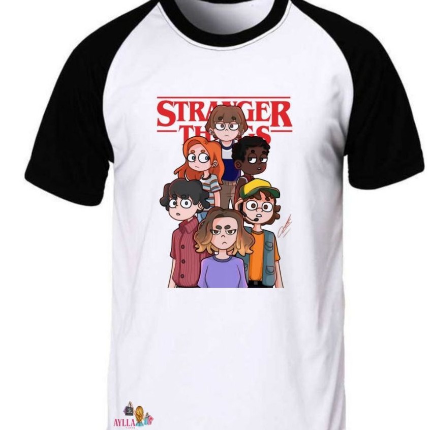 CAMISETA RAGLAN UNISSEX ADULTA, Stranger Things 11, Hellfire Club ...