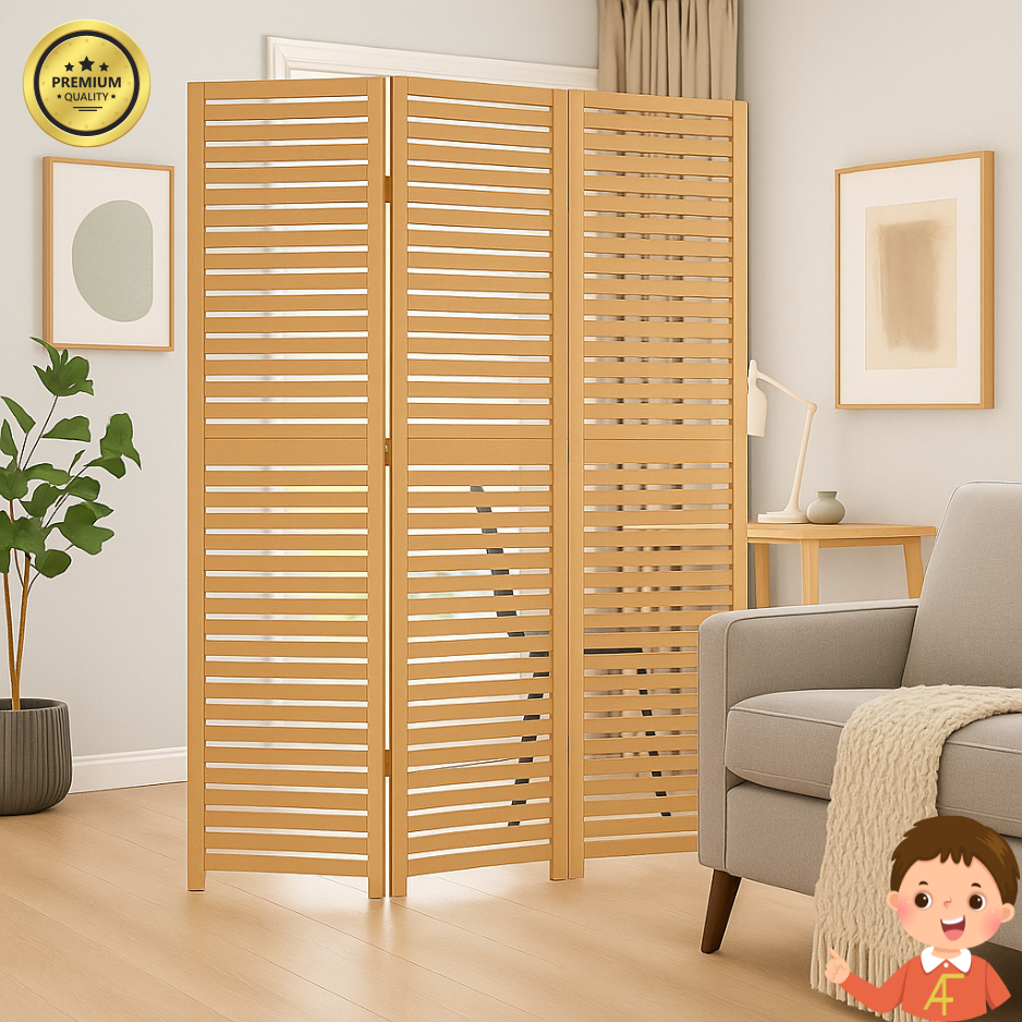 Biombo Divisor de Ambiente 3 Folhas em Mdf Bipartido | Shopee Brasil
