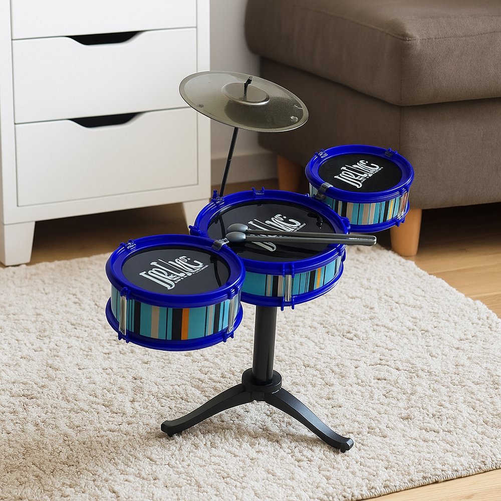 Mini Bateria Infantil Musical 7 Peças Sortida Instrumento Brinquedo ...