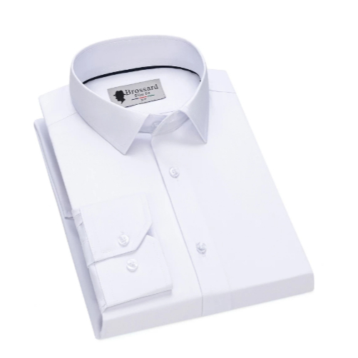 Camisa masculina de manga comprida slim fit 38% fibra de bambu 62% ...