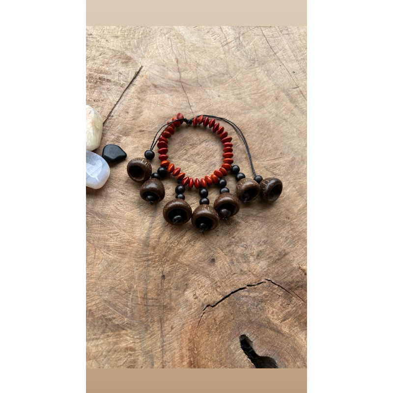 Tornozeleira indígena chocalho | Shopee Brasil