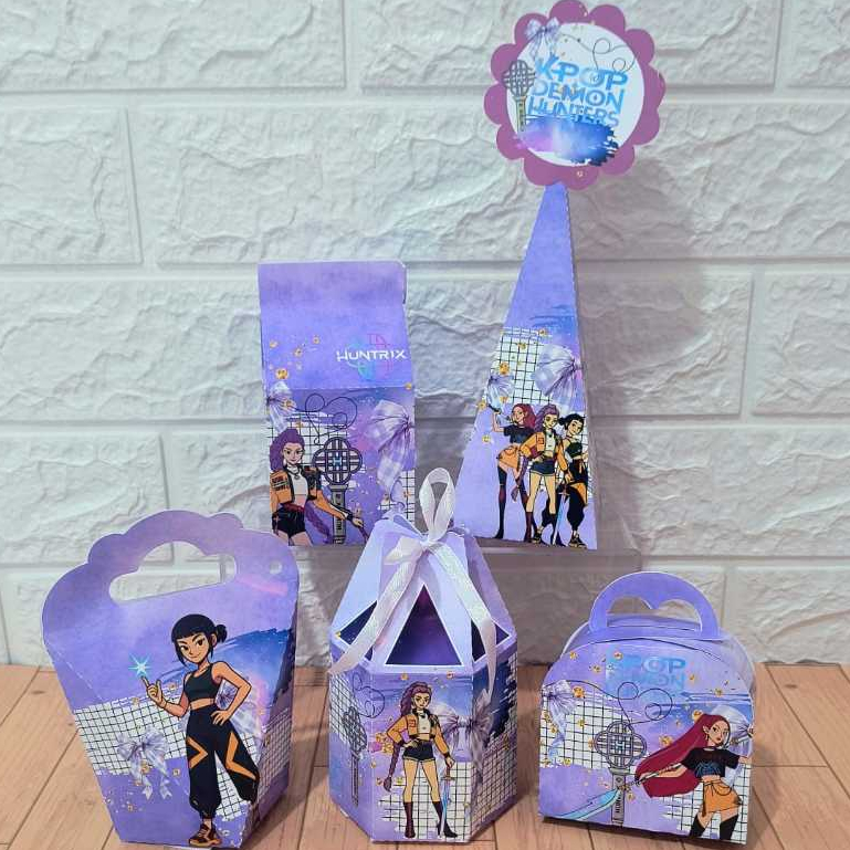 Kit 20 Caixas Personalizadas - GUERREIRAS K POP - Caixas para ...