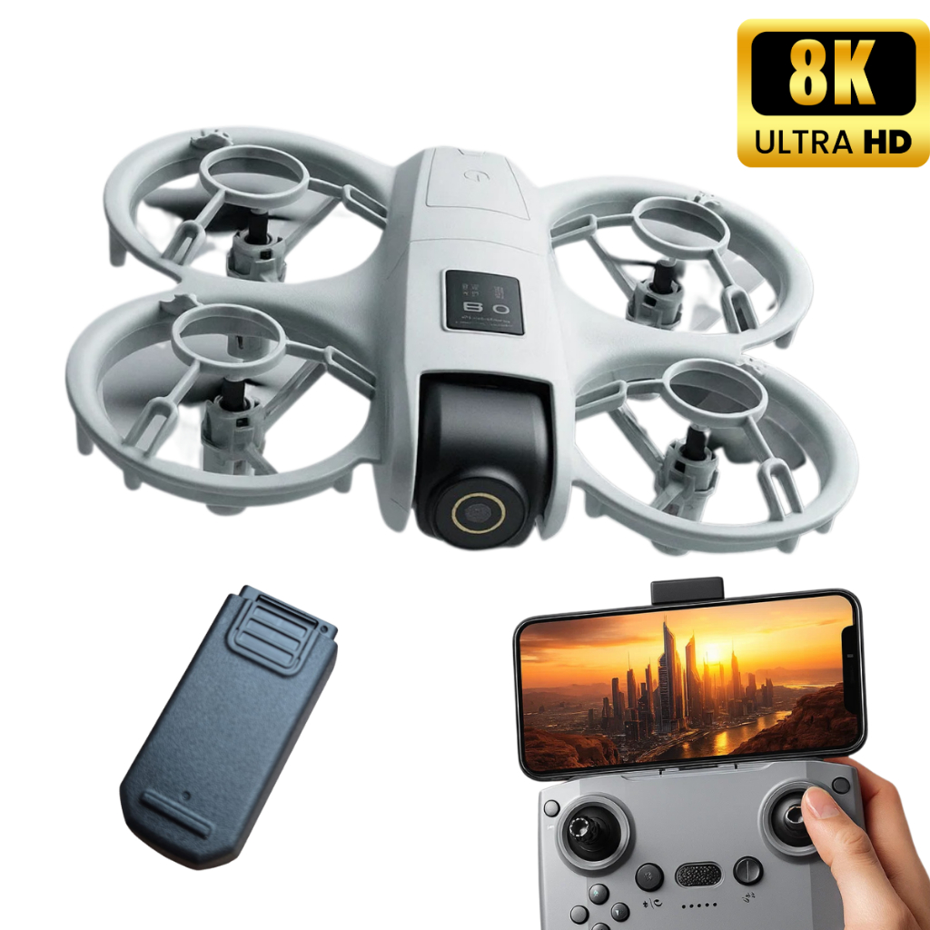 Mini Drone GT3 2025 com Optical Flow Estabilizada Fácil de Voar Seguro ...