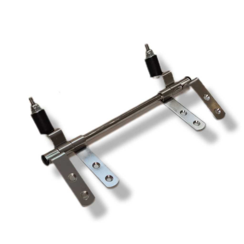 Dobradiça aço inox assento sanitario vaso 2 furos haste de 225mm ...