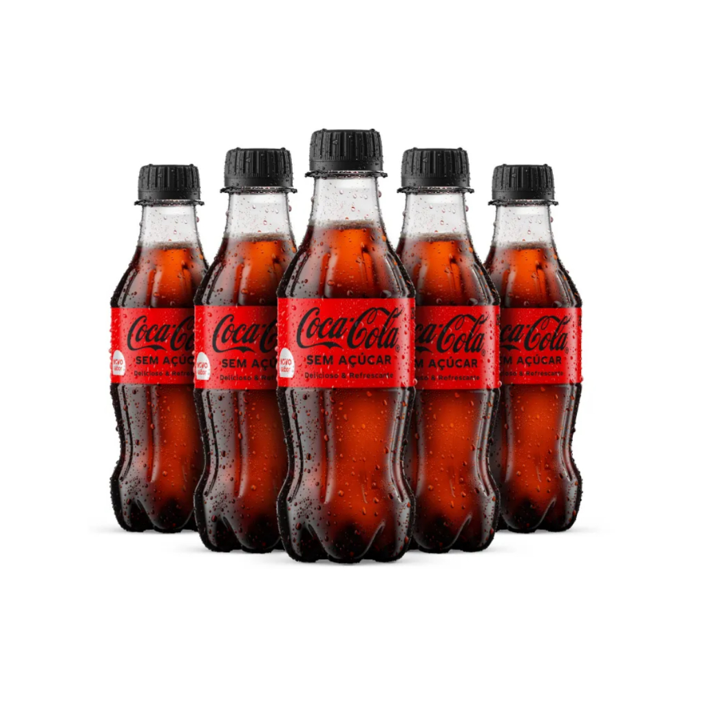 Coca-Cola Zero - Sem Açúcar - Mini PET 200ml - Sabor Autêntico e ...