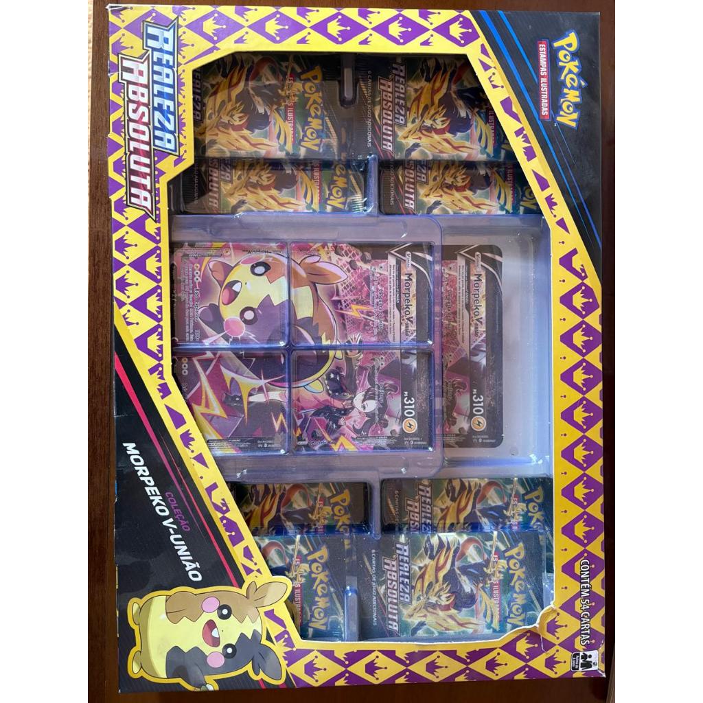 Box Realeza Absoluta Coleção Morpeko V-união Pokémon Copag | Shopee Brasil