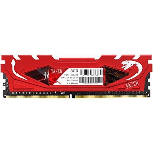 Memória Jazer Ddr4 Ram 8Gb 3200Mhz Pc4-25600u PC4 Desktop | Shopee Brasil