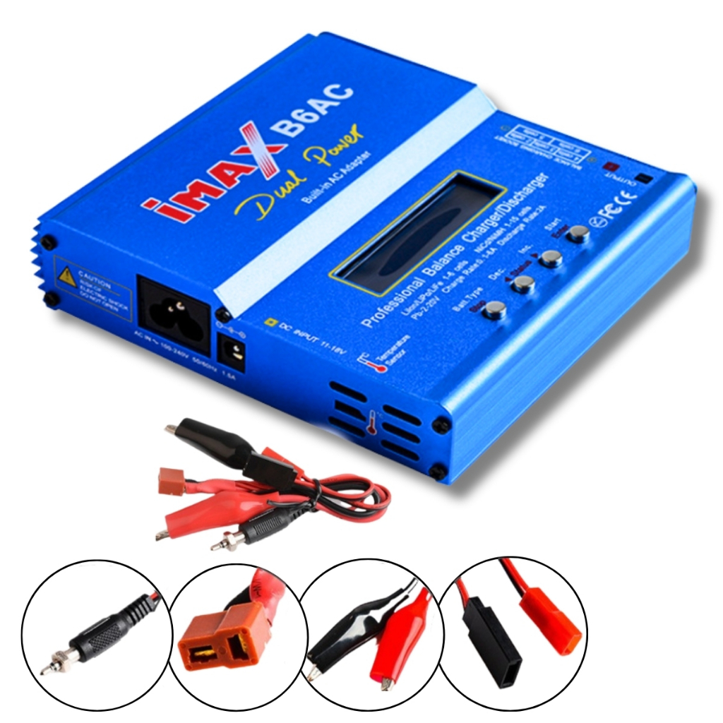 Carregador Balanceador De Bateria Imax B6 Com Fonte Embutida 127/220v ...