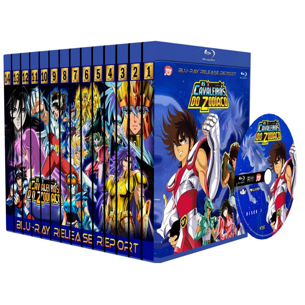 Blu-ray Os Cavaleiros do Zodíaco - Edição contendo a coleção completa ...