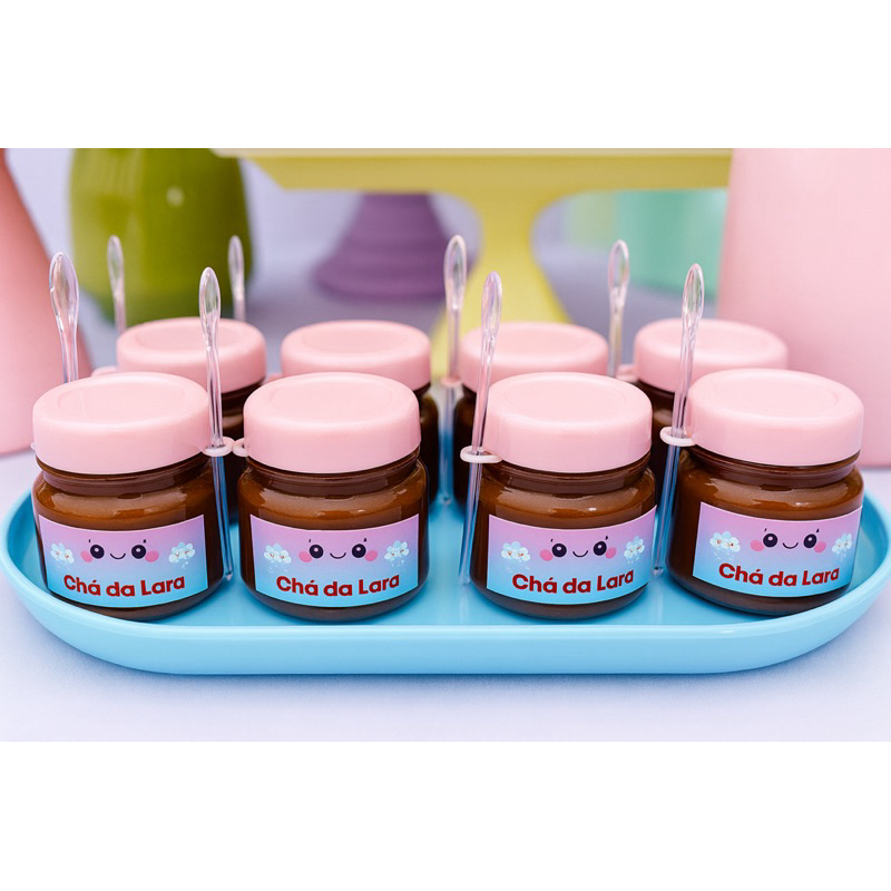 Mini Nutella Personalizada – Qualquer Tema e Cor | Lembrancinha Luxo ...